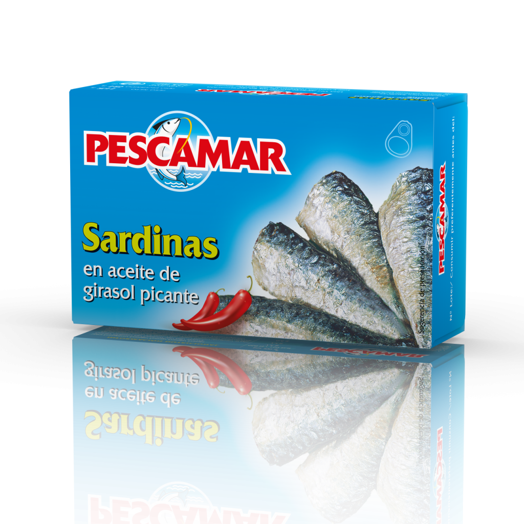 in spicy sunflower oil - Pescamar